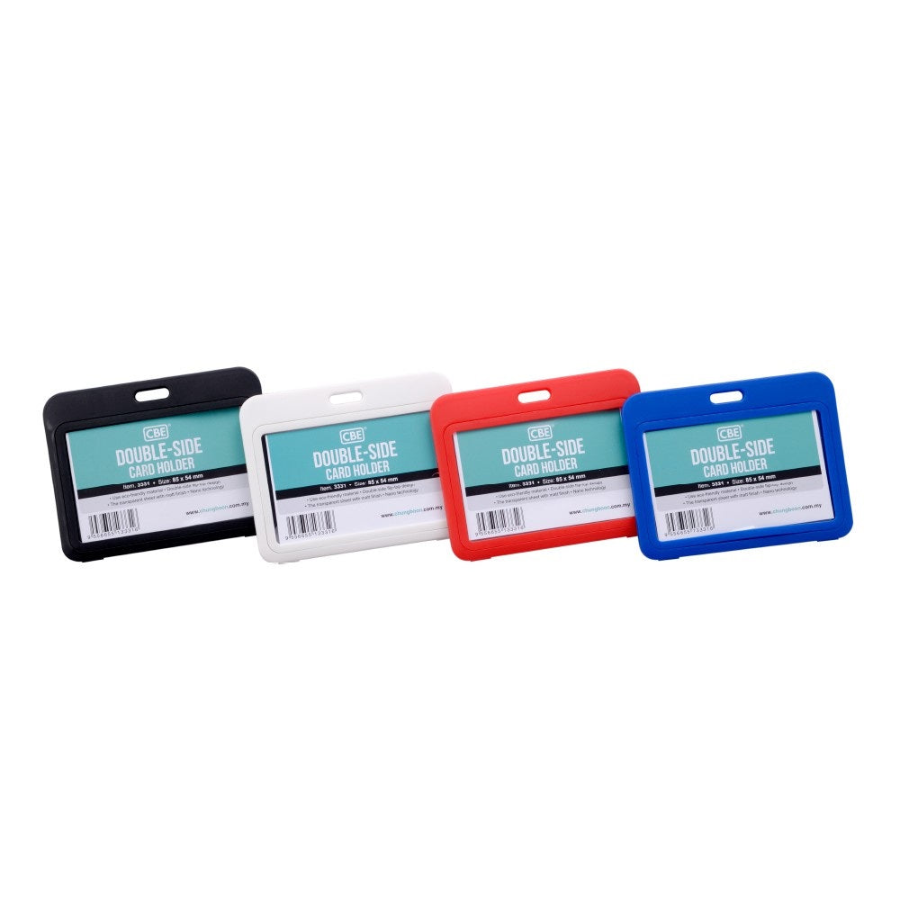 CBE Double-Side ID Card Holder / Name Tag / Name Badge Holder / Office ...