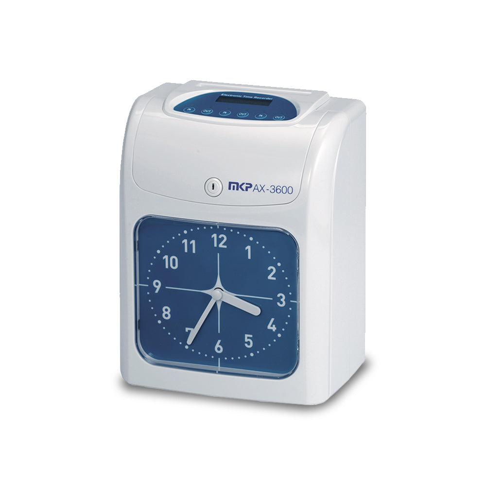 MKP Time Recorder / Punch Card Machine AX-3600 (Analogue) – themiyastore