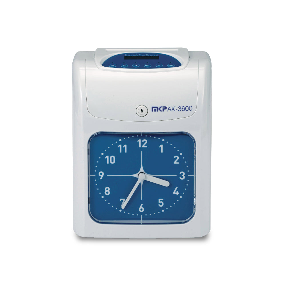 MKP Time Recorder / Punch Card Machine AX-3600 (Analogue) – themiyastore